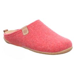 Rohde Damen Pantoffel &raquo;GREENYS N&deg;35&laquo; Hausschuh, Clog, Homeslipper mit herausnehmbarer Innensohle rot 37