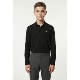 Calvin Klein Jeans Jungen Langarm-Poloshirt &raquo;SOLID PIQUE POLO&laquo; Regular fit mit Polokragen 4 (104)