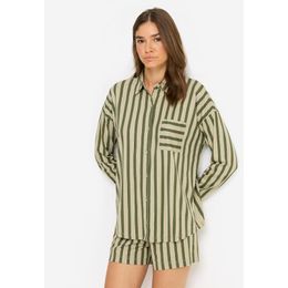 Lscn By Lascana Damen LSCN by LASCANA Shorty Set, 2 tlg. mit Streifendruck 44/46