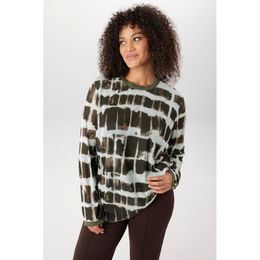 Aniston Plus Damen Aniston PLUS Langarmshirt aus sanft fallender Meshqualit&auml;t - NEUE KOLLEKTION 44