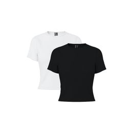 Pieces Damen Pieces Kurzarmshirt &raquo;PCAMELIA BABY TEE 2-PACK JRS NOOS BC&laquo; 2er-Pack, mit klassischen Farben L