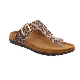Rohde Damen Zehentrenner &raquo;EASYS N&deg;44&laquo; Sommerschuh, Strandschuh mit Leo-Muster 41
