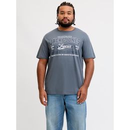 Jack & Jones PlusSize Jack & Jones Plussize Herren Jack & Jones PlusSize T-Shirt &raquo;JJELOGO TEE SS O-NECK 2 COL AW26 SN PLS&laquo; aus reiner Baumwolle, mit geradem Abschluss am 