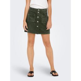 Jacqueline de Yong Jdy Damen JDY Cordrock &raquo;JDYSHIRAZ CORDUROY SKIRT PNT DIA&laquo; gr&uuml;n M (38)