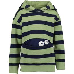 Blue Seven Jungen Kapuzensweatshirt, Baumwolle gr&uuml;n 110