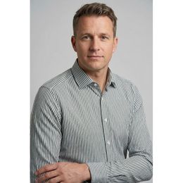 OLYMP Herren OLYMP Langarmhemd &raquo;Level Five&laquo; Businesshemd, body fit, Modern Kentkragen, Climate Control 39, N-Gr