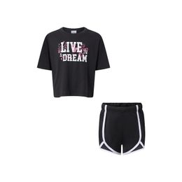 Champion M&auml;dchen T-Shirt & Shorts &raquo;Graphic Oversized Fit T-Shirt and Shorts set&laquo; 2 tlg. 2-teiliges Set aus T-Shirt und Shorts, f&uuml;r Kinder XXL (176)