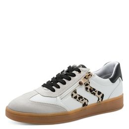 Marco Tozzi Damen Marco Tozzi Plateausneaker , Freizeitschuh, Halbschuh, Schn&uuml;rschuh mit Kontrastbesatz 41