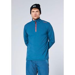 Chiemsee Herren Strickfleece-Pullover mit sportlichem Logodruck, Langarm-Design, aus Strickfleece XL
