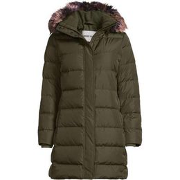 LANDS' END Daunenmantel mit Kapuze f&uuml;r Damen in Plus-Gr&ouml;&szlig;e, Damen, size: plus, Gr&uuml;n, Polyester, by Lands' End