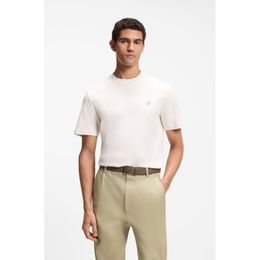 BOSS Herren BOSS T-Shirt &raquo;C-Taut&laquo; Regular Fit, reine Baumwolle, BOSS-Logo wei&szlig; 4XL