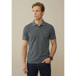 Fynch-Hatton Herren Fynch-Hatton Poloshirt normale Passform, mit 2-Knopf-Polokragen, aus Baumwolle grau M (50)