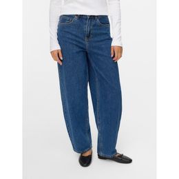 V&eacute;ro Moda Vero Moda Damen Mom-Jeans &raquo;VMBILLIE HR BARREL ANK JEANS LI3142 NOOS&laquo; blau 30, L&auml;nge 32