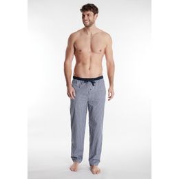 Tom Tailor Herren Tom Tailor Pyjamahose &raquo;Dakota&laquo; Bindeband, Seitentaschen, locker, bequem, atmungsaktiv blau 56 (XXL), N-Gr