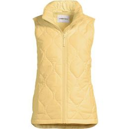 LANDS' END Isolierte Steppweste FeatherFree f&uuml;r Damen in Petite-Gr&ouml;&szlig;e, Damen, size: petite, Gelb, Polyester, by Lands' End