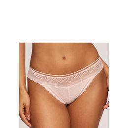 Lascana Damen Lascana String &raquo;Tiziana&laquo; aus dekorativer Spitze und weichem Microtouch-Material beige 36/38