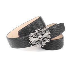 Anthoni Crown Damen Lederg&uuml;rtel schwarz 105