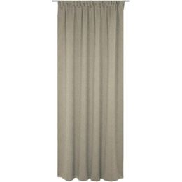WIRTH Vorhang &raquo;Torbole&laquo; Multifunktionsband 1 Stk. tlg. braun Jacquard, Baumwolle, Polyester 145cm, Multifunktionsband, 132cm