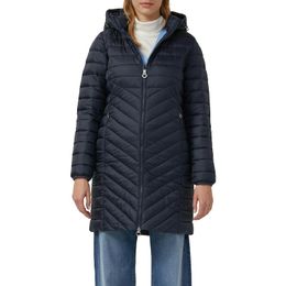 s.Oliver Damen s.Oliver Steppmantel im Slim Fit, abnehmbare Kapuze blau 34