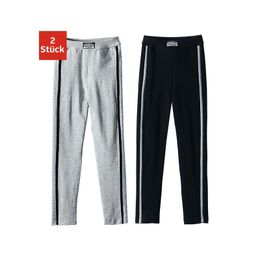 AUTHENTIC LE JOGGER Herren AUTHENTIC LE JOGGER Lange Unterhose unifarben, mit Kontrastbesatz und Markenlabel, eng anliegende Beinform schwarz 182