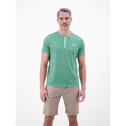 Lerros Herren Lerros Kurzarmshirt mit Serafino-Kragen L