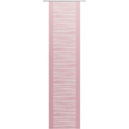 Neutex for you! Schiebegardine &raquo;Padova&laquo; Klettband 1 Stk. tlg. inkl. Befestigungszubeh&ouml;r, Breite: 57 cm rosa Scherli, Polyester 145cm, Klettband, 57cm