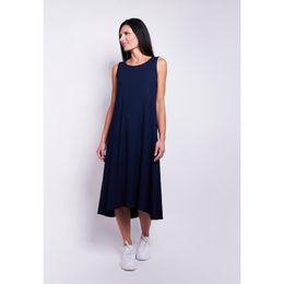 Seidel Moden Damen Midikleid Ohne Taschen &auml;rmellos, aus Viskose - MADE IN GERMANY blau 36, N-Gr