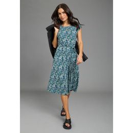 Laura Scott Damen Jerseykleid Midi-L&auml;nge, aus Jersey-Material, gemustert bunt 40, N-Gr