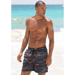 Kangaroos Herren Kangaroos Badeshorts im modischen Design schwarz L (52), N-Gr