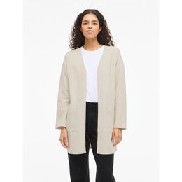 Vila Damen Longblazer &raquo;VIGARDEN L/S LONG CARDIGAN - NOOS&laquo; beige M
