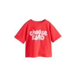 next T-Shirt M&auml;dchen Gr&ouml;&szlig;e 86 ros&eacute; / rot