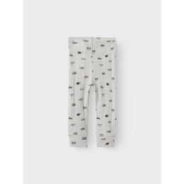 name it Jungen Leggings &raquo;NBMWANG WOOL NEEDLE LONGJOHN NOOS&laquo; Wolle, slim fit wei&szlig; 56, N-Gr