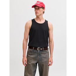 Jack & Jones Jack & Jones Herren Muscleshirt &raquo;JJEORGANIC BASIC TANKTOP NOOS&laquo; Baumwolle, Rundhalsausschnitt schwarz S