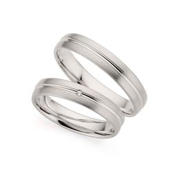 Phoenix Ph&ouml;nix Trauring &raquo;Schmuck Geschenk Silber 925 Trauring Ehering LIEBE versch. Varianten&laquo; Made in Germany - wahlweise mit oder ohne Brillant silber 52, 