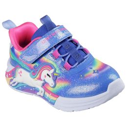 Skechers M&auml;dchen Sneaker &raquo;UNICORN CHASER&laquo; Klettschuh mit blinkendem Einhorn, Gr&ouml;&szlig;enschablone zum Download bunt 22