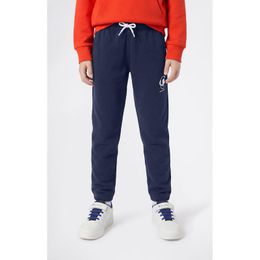 Champion Jungen Jogginghose &raquo;Graphic Terry Elastic Cuff&laquo; f&uuml;r sportliche Aktivit&auml;ten geeignet, sportlicher Stil blau XL (164/170), N-Gr
