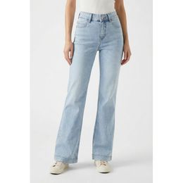 MAC Damen MAC Weite Jeans &raquo;DREAM WIDE&laquo; mit weitem Bein-Stretch blau 40, L&auml;nge 34