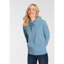 Fruit of the Loom Damen Fruit of the Loom Kapuzensweatshirt &raquo;Classic hooded Sweat Lady-Fit&laquo;, mit K&auml;ngurutaschen blau S (36)
