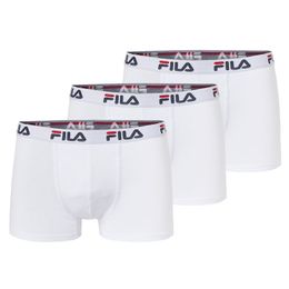 Fila Herren Boxer &raquo;MAN BOXER SHORTS&laquo; mit elastischem Logobund wei&szlig; S