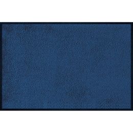 wash+dry by Kleen-Tex Fu&szlig;matte &raquo;Original Uni, Schmutzfangteppich&laquo; rechteckig 9 mm H&ouml;he Schmutzmatte, rutschhemmend, auch als L&auml;ufer erh&auml;ltlich blau 