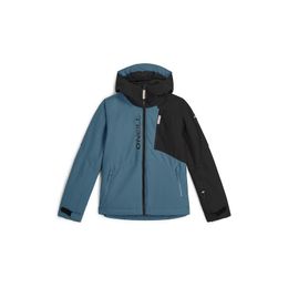 O`Neill O'neill Jungen O'Neill Skijacke &raquo;FWC'CRUZ BLOCK SNOW JACKET&laquo; mit Kapuze mit Kapuze, atmungsaktiv, wasserdicht, winddicht, Wassers&auml;ule 10000 mm blau 