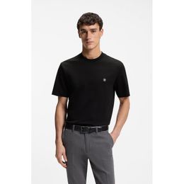 BOSS Herren BOSS T-Shirt &raquo;C-Taut&laquo; Regular Fit, reine Baumwolle, BOSS-Logo schwarz 4XL