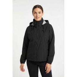 Icepeak Damen Softshelljacke &raquo;ADRIAM&laquo; wasserabweisendes Obermaterial, mit 8000 mm Wassers&auml;ule, atmungsaktiv schwarz 46