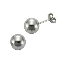Firetti Damen Paar Ohrstecker &raquo;Schmuck Geschenk Silber 925 Ohrschmuck Kugel&laquo; silber 6, Silber 925 (Sterlingsilber)