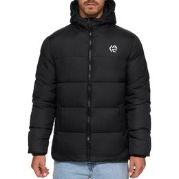 INDICODE Herren Steppjacke &raquo;INAlanin&laquo; mit Kapuze schwarz S