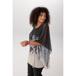 Aniston Plus Damen Aniston PLUS Blusenshirt sanft fallende Meshqualit&auml;t - NEUE KOLLEKTION 44