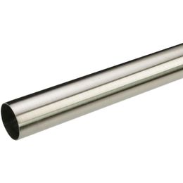Liedeco Gardinenstange &raquo;Gardinenrohr, Stilrohr, Gardinenstange 20 mm "France"&laquo; &Oslash; 20 mm Fixma&szlig; silber Metall B/L: 120cm &Oslash; 20mm, 1 Stk.