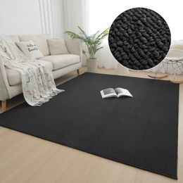 OTTO home Teppich &raquo;Jola, Uni-Farben, besonders dichte Qualit&auml;t, Boho&laquo; rechteckig 10 mm H&ouml;he Wohnzimmer, Schlafzimmer, Flur, Kinderzimmer, 