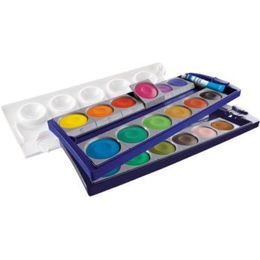 Pelikan Deckfarbkasten 735/K24, inkl. Deckwei&szlig;, 24 Farben