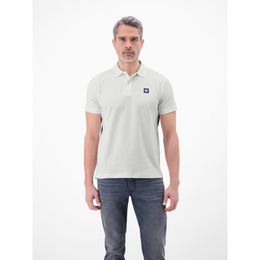 Lerros Herren Lerros Poloshirt Kurzarm mit Logo-Badge wei&szlig; M